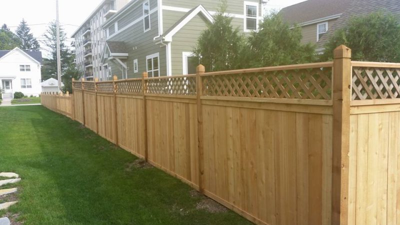 Clover Fence Wood Fence Installation Company Waukesha County